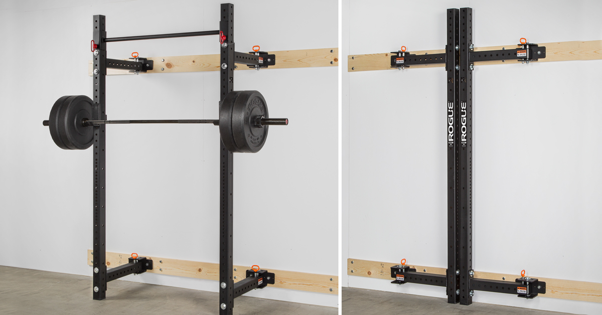 Rogue RML-3W Fold Back Wall Mount Rack | Rogue Fitness