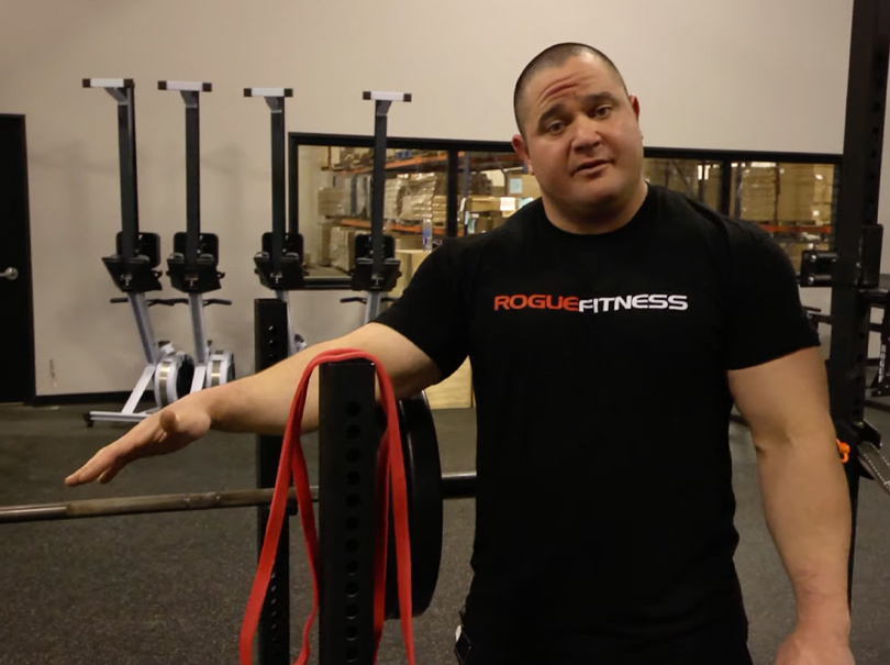 Equipment Demo – Banded Bench Press | Rogue Fitness Canada