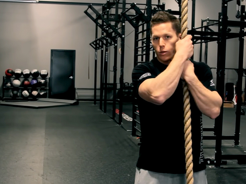 Movement Demo – Thick Rope Climb Progression | Rogue Fitness Canada