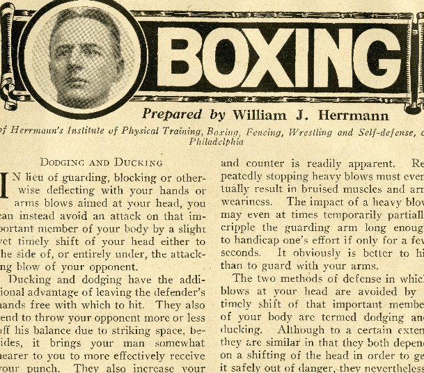 Boxing: Dodging and Ducking – Strength Magazine – June, 1923 | Rogue ...