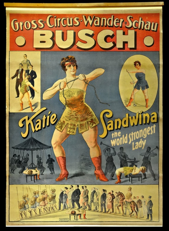 Katie Sandwina, The World’s Strongest Lady – Poster | Rogue Canada