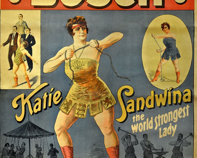 Katie Sandwina, The World’s Strongest Lady – Poster | Rogue Canada