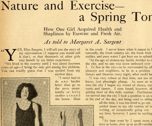 Nature and Exercise-A Spring Tonic – Strength Magazine – April, 1926 ...