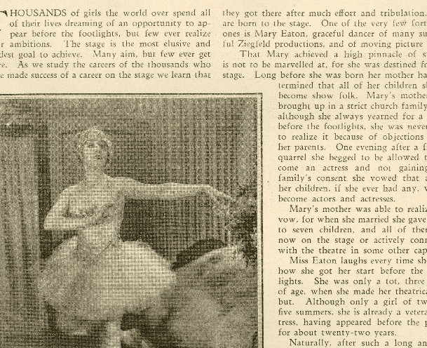 Mary Eaton Dances to Keep Fit – Strength Magazine – January, 1930 ...