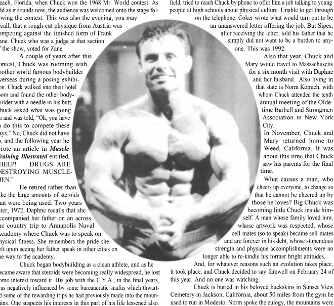 Chuck Sipes – Iron Game History – May, 1993 | Rogue Fitness Canada