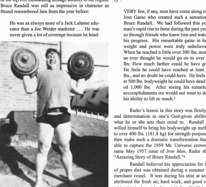 The Amazing Transformation of Bruce Randall – Iron Game History ...