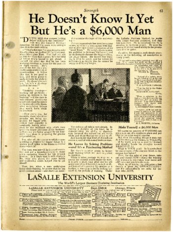 He’s a $6000 Man; Sandow-The Most Famous Strong Man Says, What Is a ...