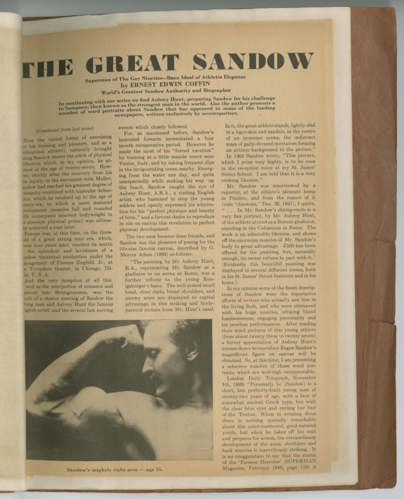 The Great Sandow, part 8 | Rogue Canada
