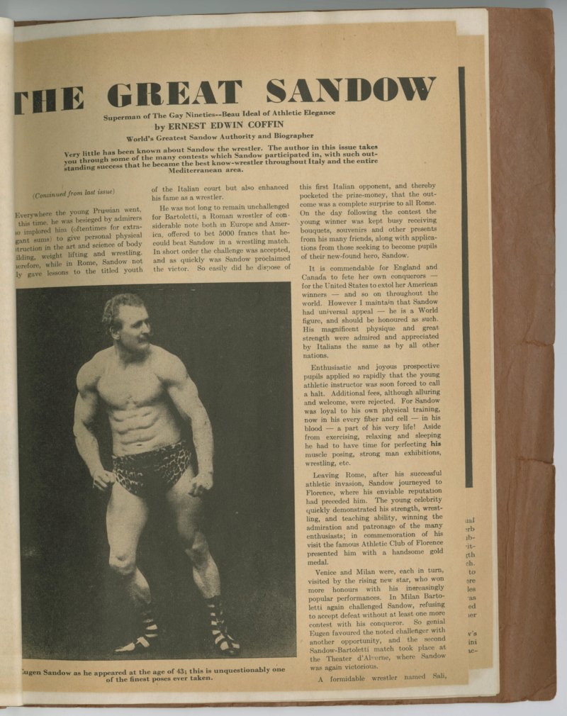 The Great Sandow, part 6 | Rogue Canada