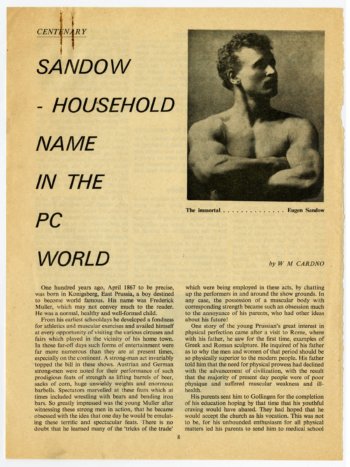 Sandow – Household Name in the PC World | Rogue Canada