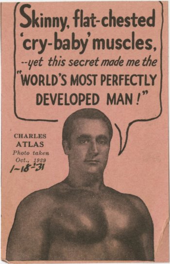 Charles Atlas advertisement excerpt | Rogue Fitness Canada