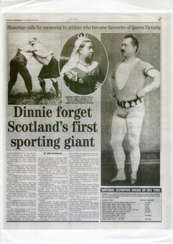 Dinnie forget Scotland’s first sporting giant | Rogue Fitness Canada