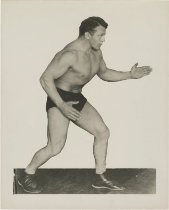 Milo Steinborn in wrestling pose | Rogue Fitness Canada