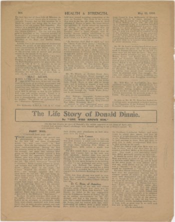 The Life Story of Donald Dinnie by one who knows him continued | Rogue ...