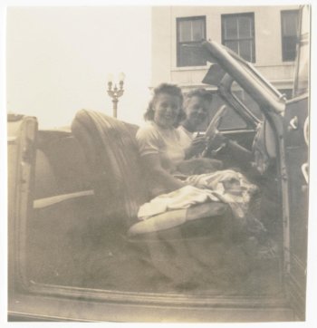 Les and Pudgy Stockton posing in open-top convertible | Rogue Fitness ...